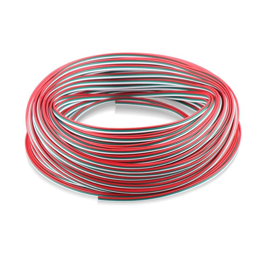 5m/10m Extension Wire Cable 3PIN LED connector Electric Wire For WS2811 ...