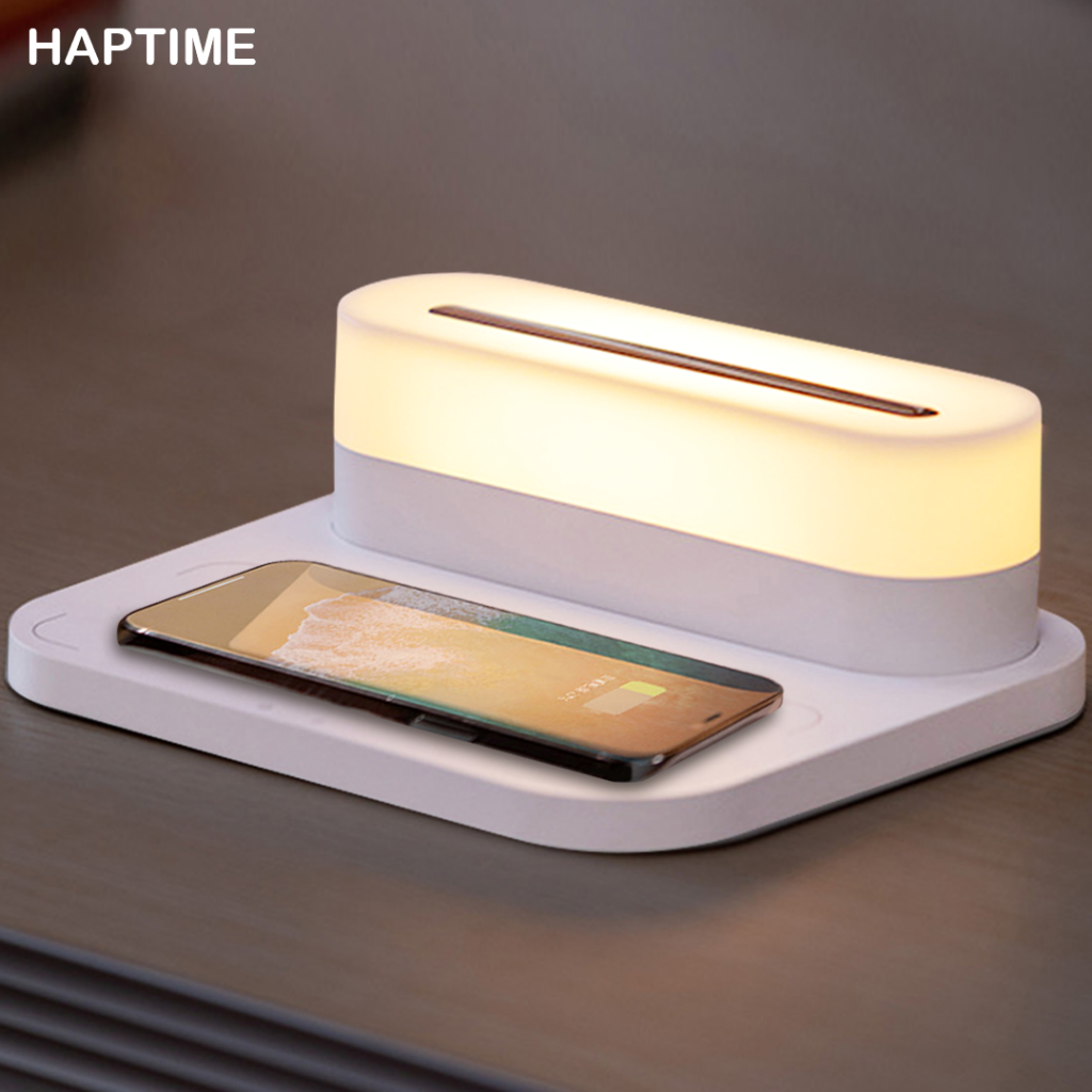 Haptime Wireless Charging Night Light S26L Stepless Dimming and ...