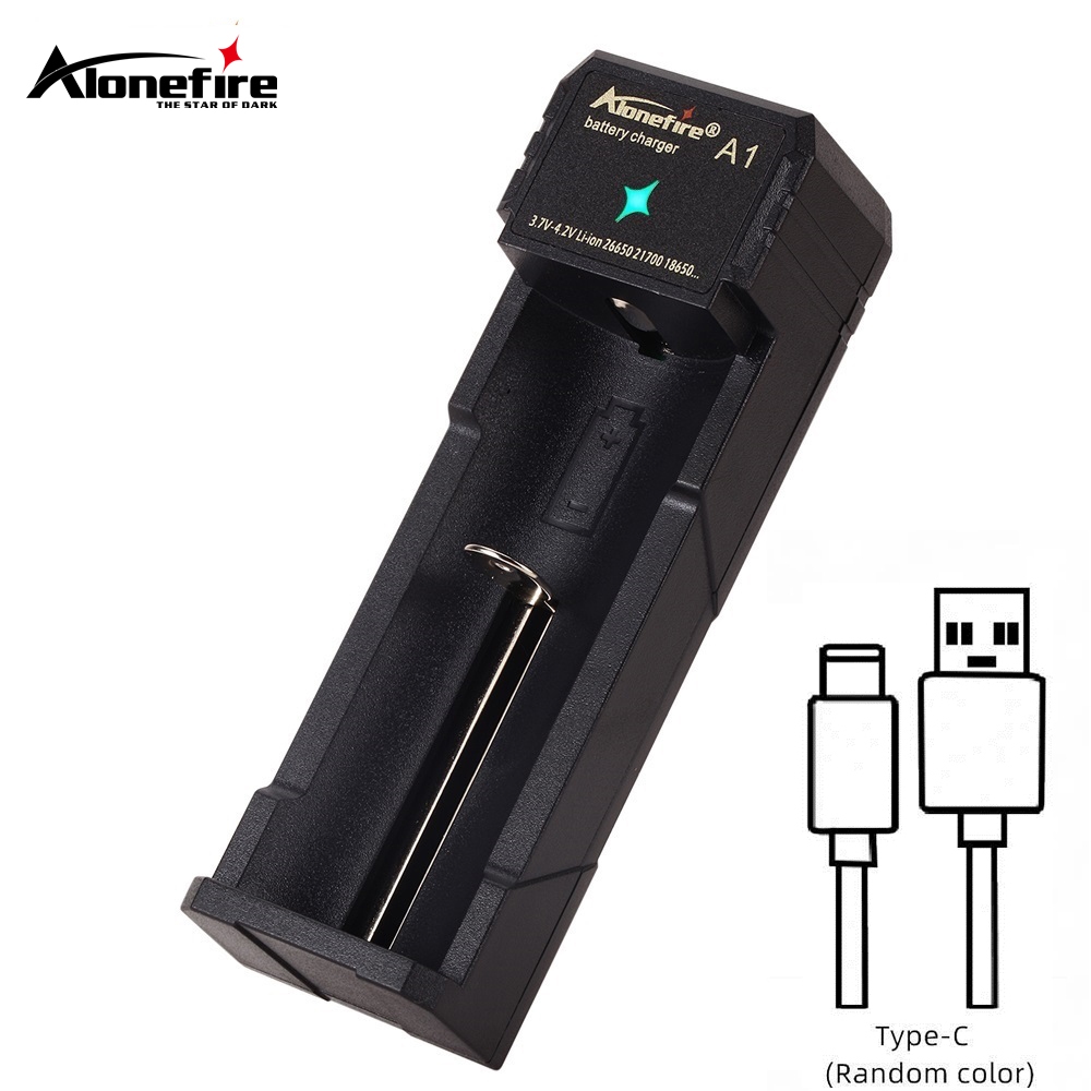 Alonefire A1 Smart Charging 4.2V USB Fast Charger For Rechargeable ...