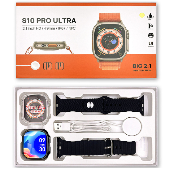 S10 Ultra SmartWatch Women Men Smart Watch Series 9 NFC GPS Bluetooth ...