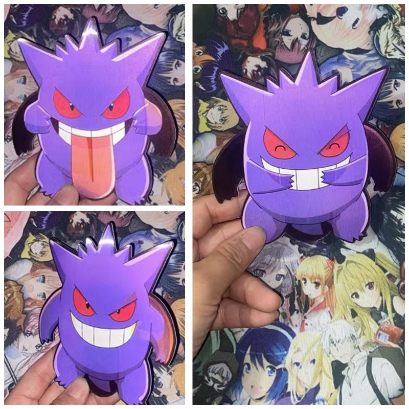 Anime Stickers Gengar Cartoon Characters Motion Sticker Waterproof ...