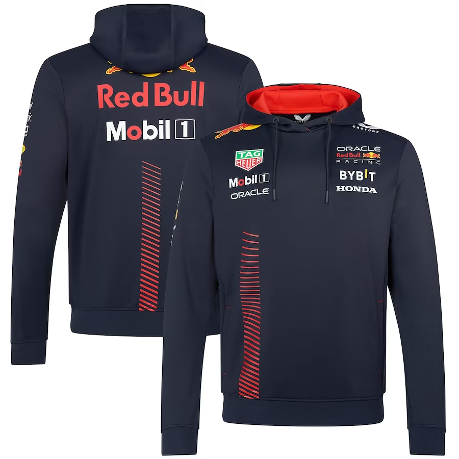 Oracle Red Bull Racing 2023 Team Hoodie，Latest F1 Racing Team Men ...