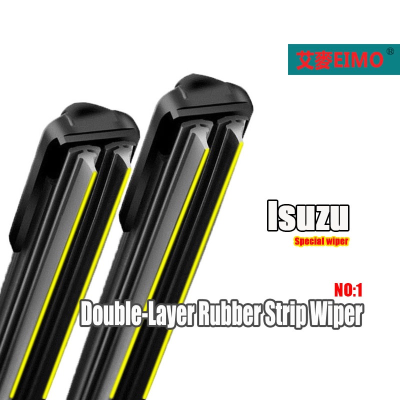 Isuzu car wiper dual rubber strip car D-MAX/MU-X/mu-7/TFR dragon/ V ...