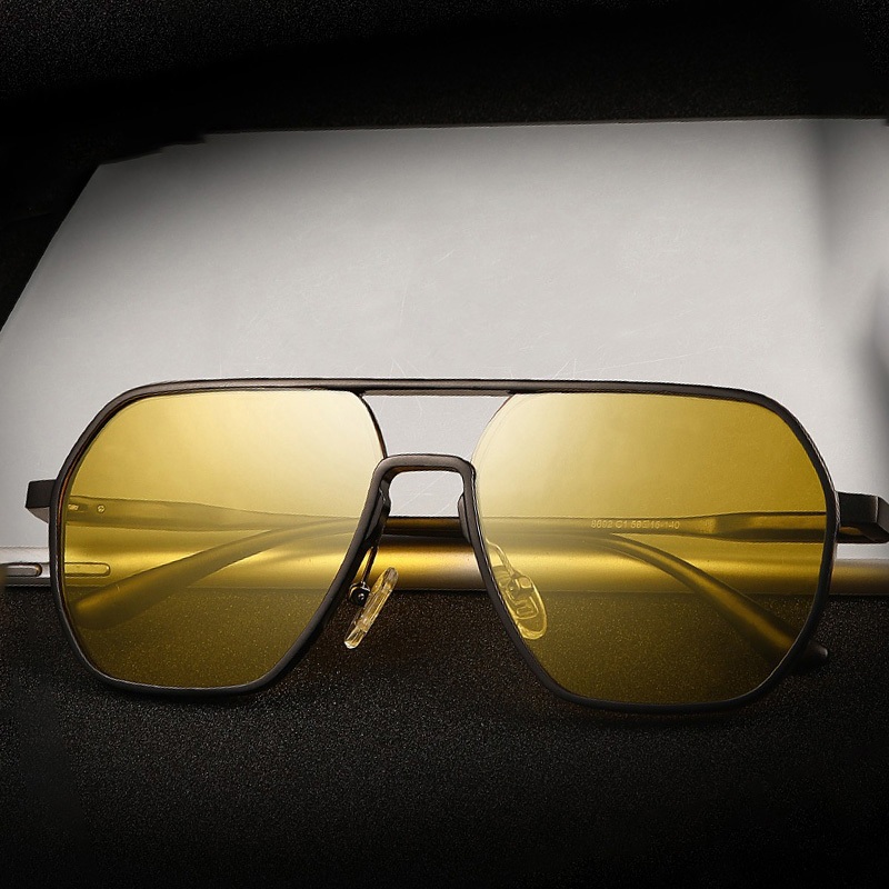 Night Vision Glasses For Men Polarized Yellow Sunglasses Clear Vision ...