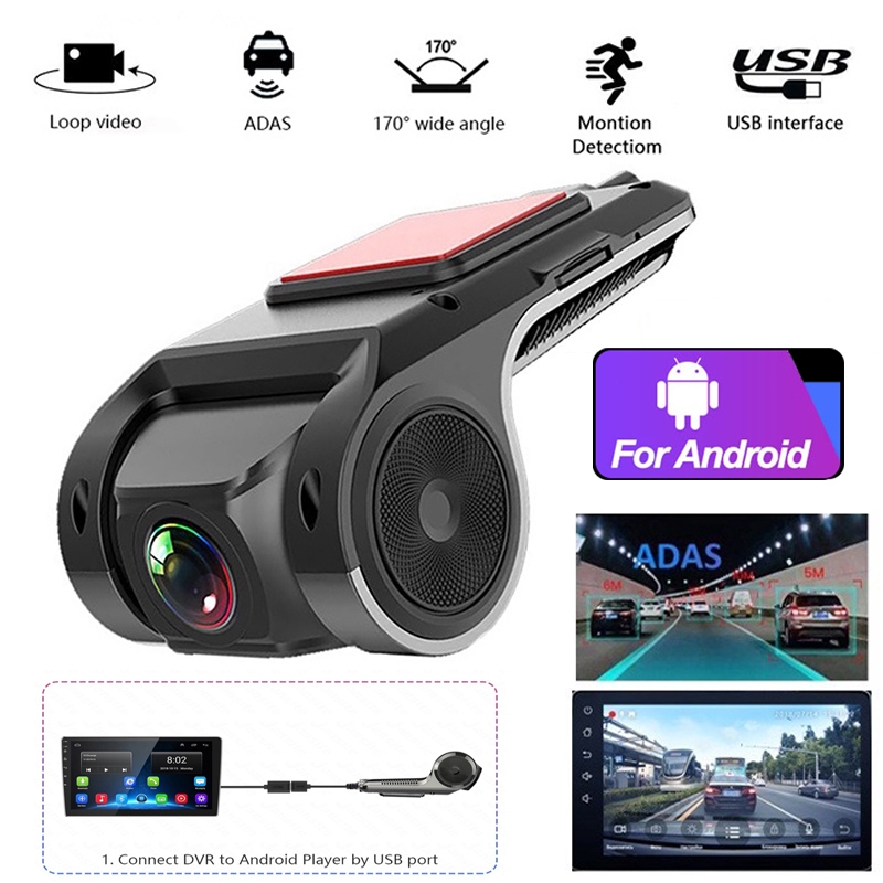 Car Dash Camera USB Front DVR Camera Night Vision Registrator Recorder ...