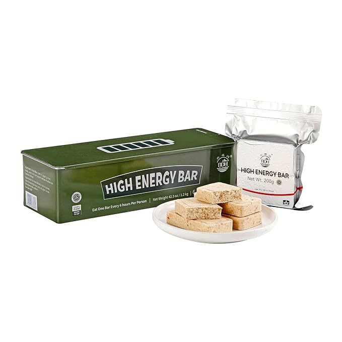 Emergency Food Ration Bars, Survival Food with Tin box, 20 Years Long ...