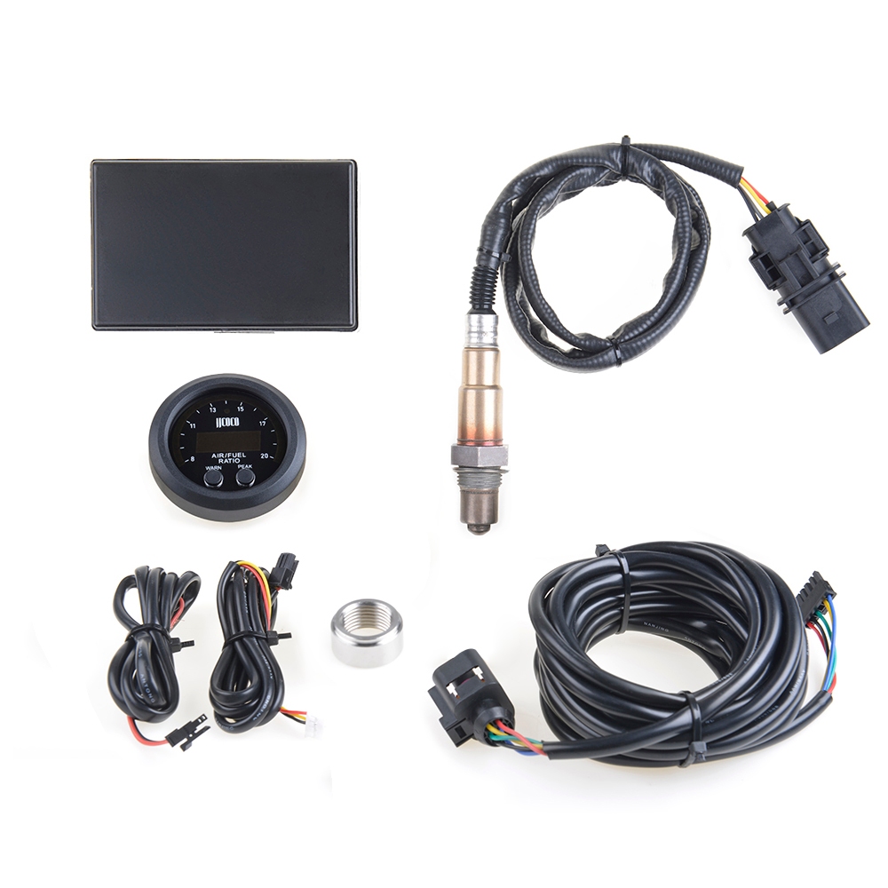 Universal 52MM S-Serie Air Fuel Ratio Gauge Ultra-Thin Round LED ...