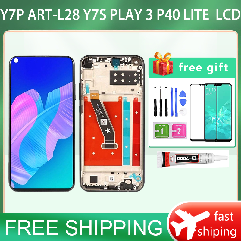 Original For Huawei Y7P 2020 ART-L28 Y7S 2020 Play 3 P40 Lite E EART ...
