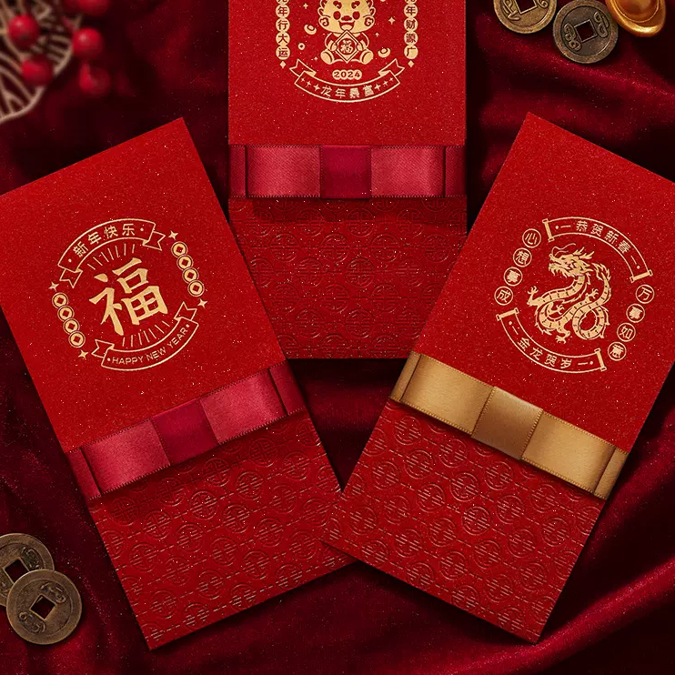 Angpao 2025 Cny Red Packet Snake Chinese New Year Cute Cartoon Angpau ...