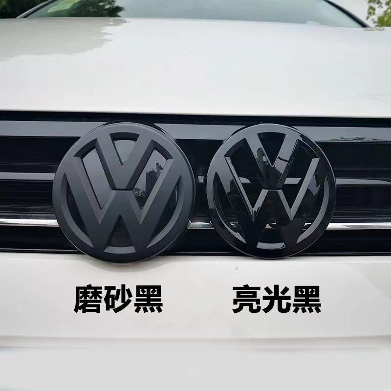 VW Volkswagen Logo Emblem Matte Gloss Black Golf Mk5 Mk6 Mk7 Mk7.5 ...