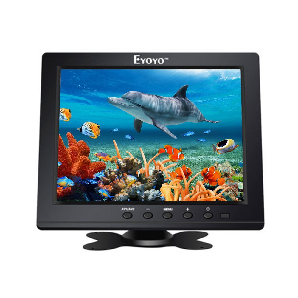 Eyoyo 8 Inch HDMI Monitor 1024x768 Resolution Small Display Portable 4: ...