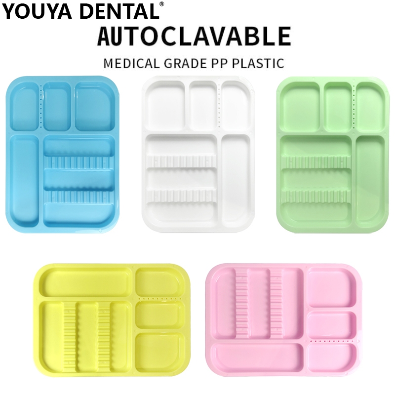 Dental Instrument Tray with Divider Autoclavable Plastic High Grade PP ...