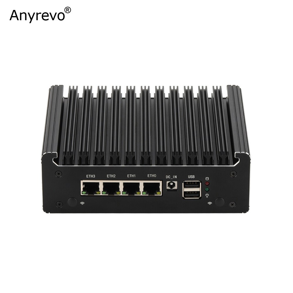 Cheap Fanless Mini PC soft Router 4*Intel i226-V 2.5G LAN Mini PC 11th ...