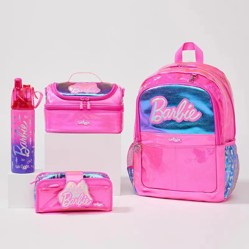 Australia Smiggle New Style Pink Barbie Meal Bag Pencil Case School Bag ...