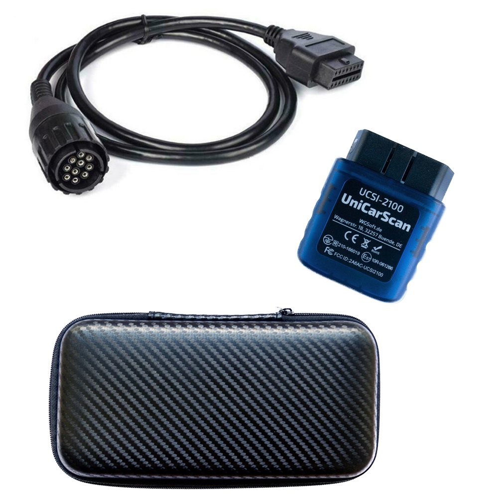 UniCarScan Bluetooth Adapter For Motoscan BimmerCode BMW Motorcycle ...