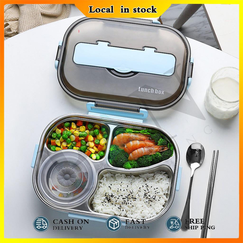Large capacity 1500ml 304 Stainless Steel Bento Lunch Box Keep Warm ...