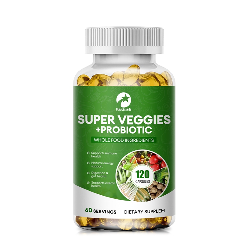 KEXINSH Fruits and Veggies Supplement with Probiotics-36 Fruits & 26 ...