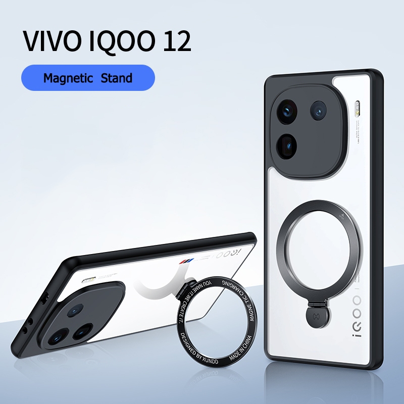 Vivo iQOO 12 Casing Xundd Magnet Phone Holder Case Airbag Anti Fall ...