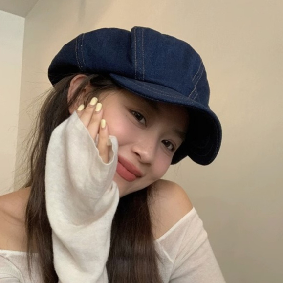 Love Japanese Style Large Version Cloud Cowboy Octagonal Hat Female ...