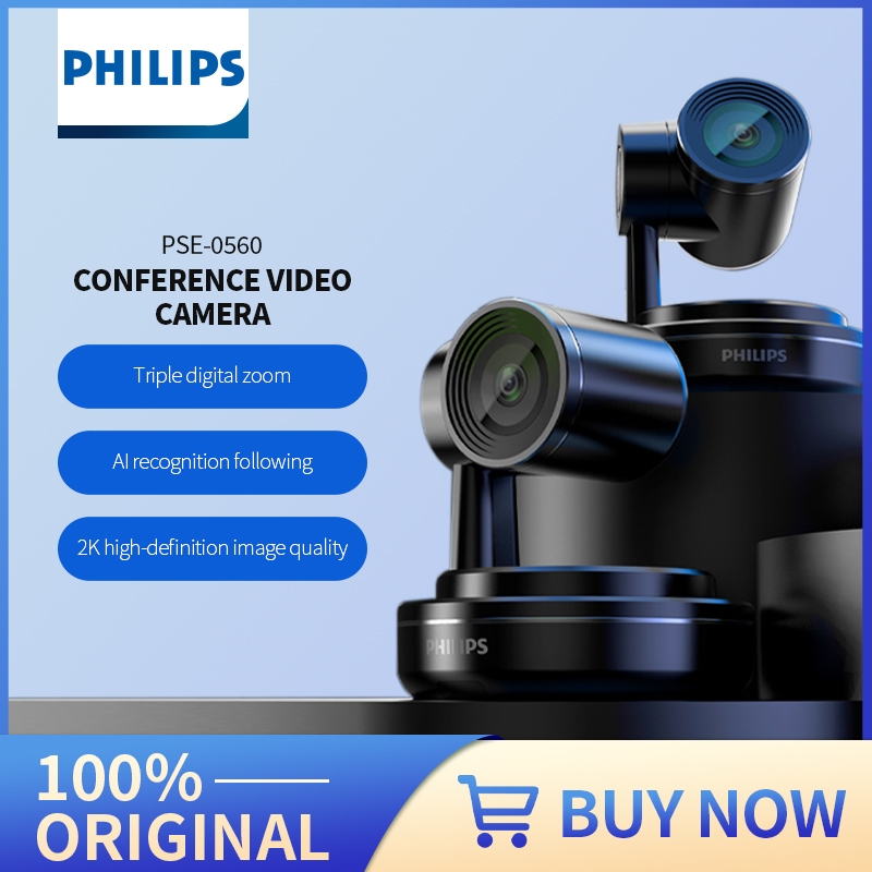 Philips Original Conference Camera 2K Face Detection 340 Degree ...