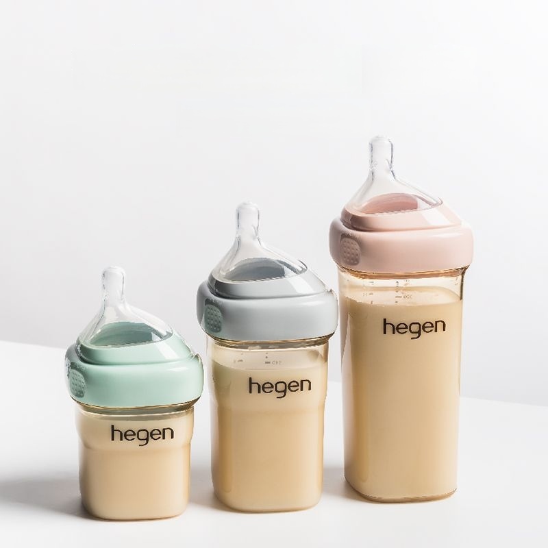Original Hegen PCTO Feeding Bottle 150ml/5oz 240ml/8oz 330ml/11oz Baby Wide Neck PPSU Milk ...