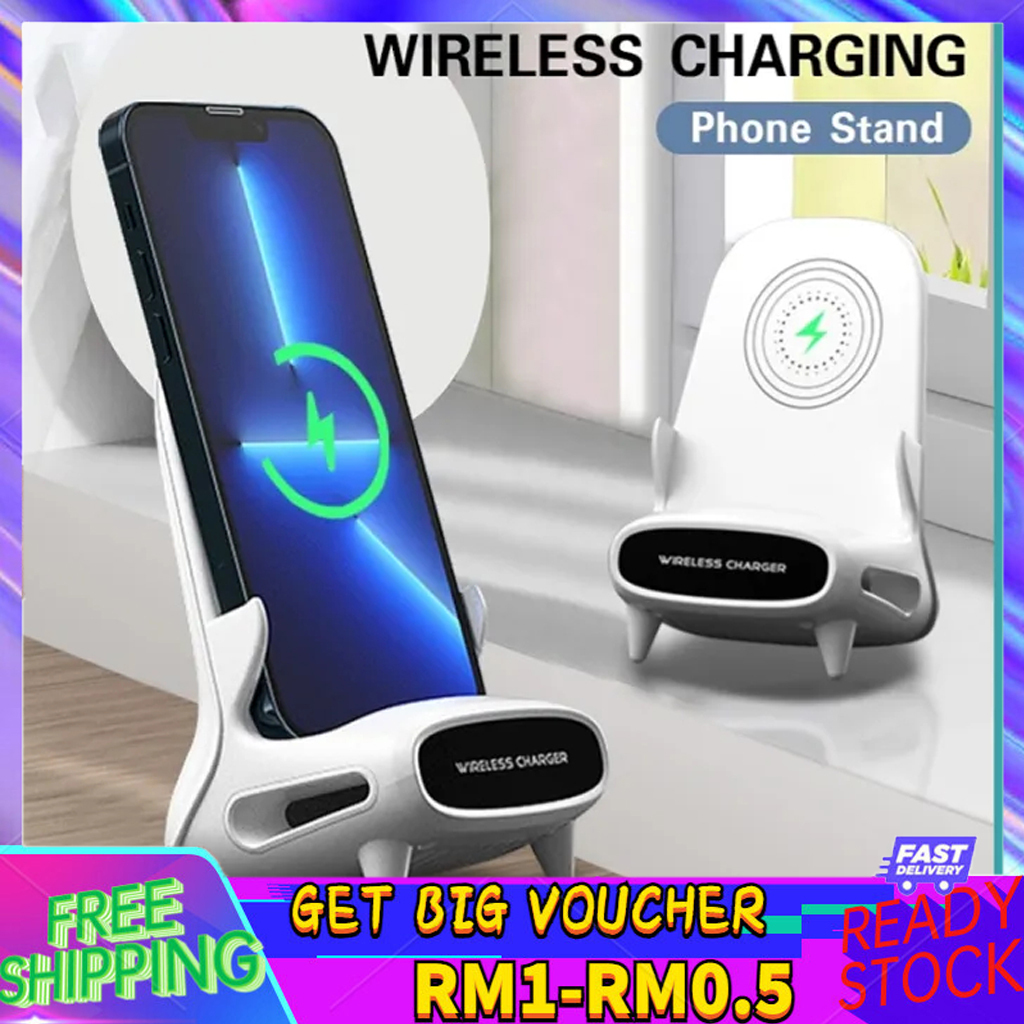 【Malaysia Spot Sale】NEW Magnetic suction model Fast Wireless Charger ...
