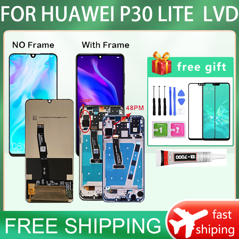 Original For Huawei P30 Lite MAR-LX1M MAR-LX2J / Huawei Nova 4E LCD ...