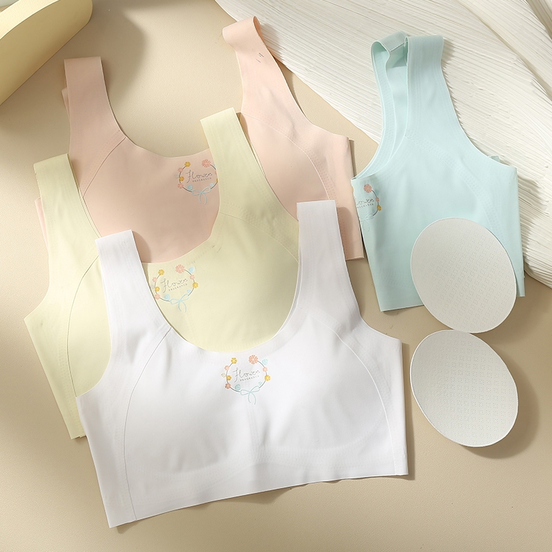 Spot development big girl's bra cool summer safety base coat girl's ...