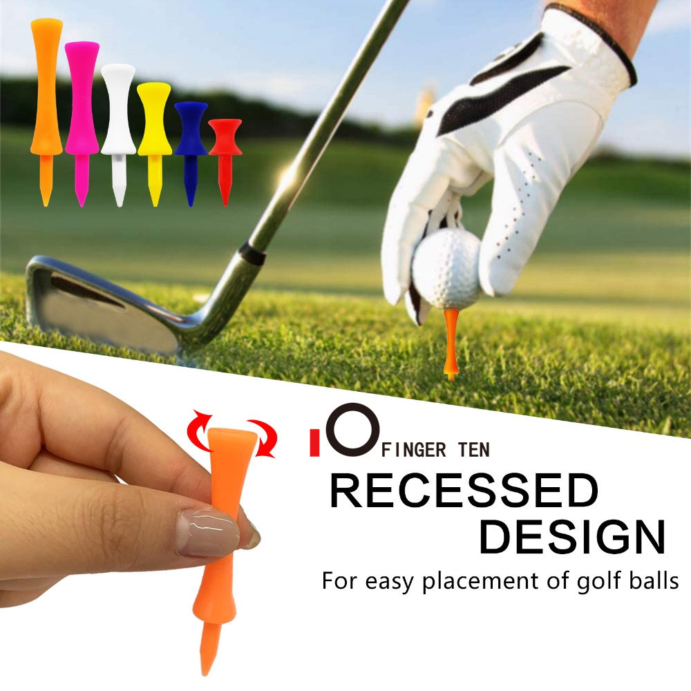 Plastic Golf Tees Step Down Graduated Castle Tee Height Control 10 Pack ...