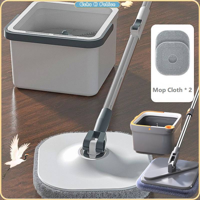 Auto Spin Mop Bucket Set Magic Rotating Mop Self-cleaning Mop 2 In 1 ...