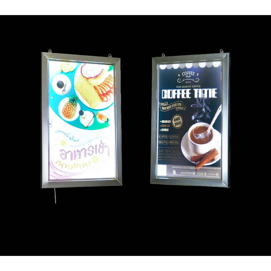 Led Light Menu Board Square Snap Open Light Box Wall Advertis | Shopee ...