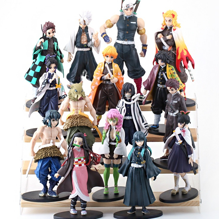 Anime Demon Slayer Action Figure Kimetsu No Yaiba Figure Muchirou Giyuu ...