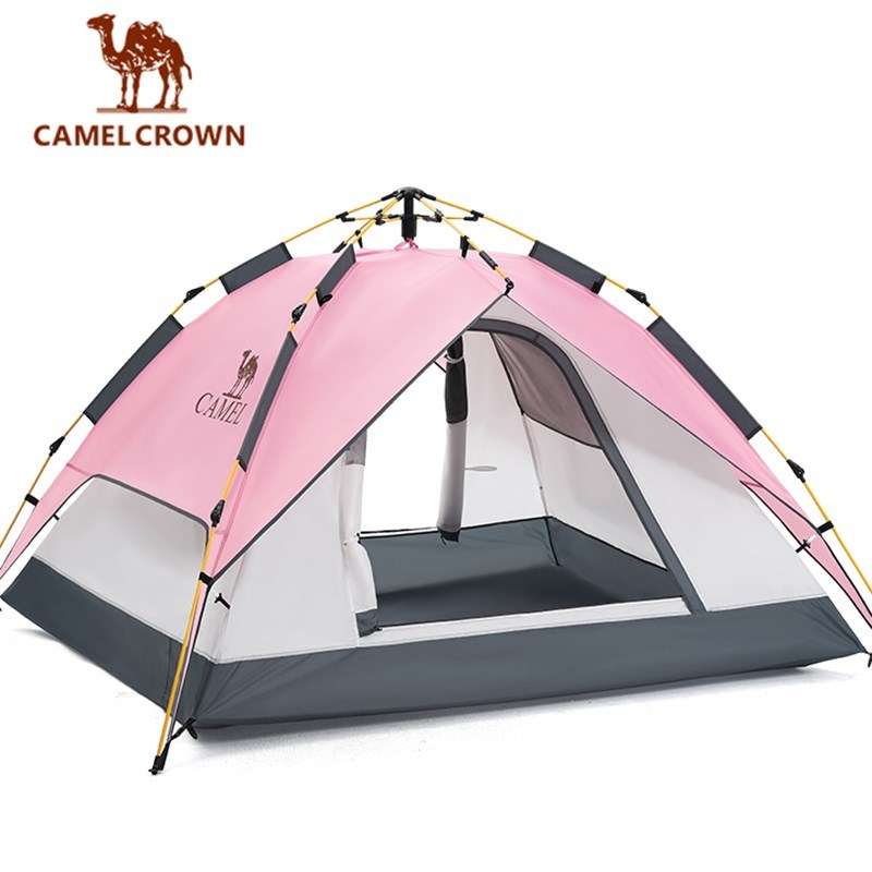 CAMEL CROWN 3-4 People Outdoor Fully Automatic Quick-Opening Portable ...