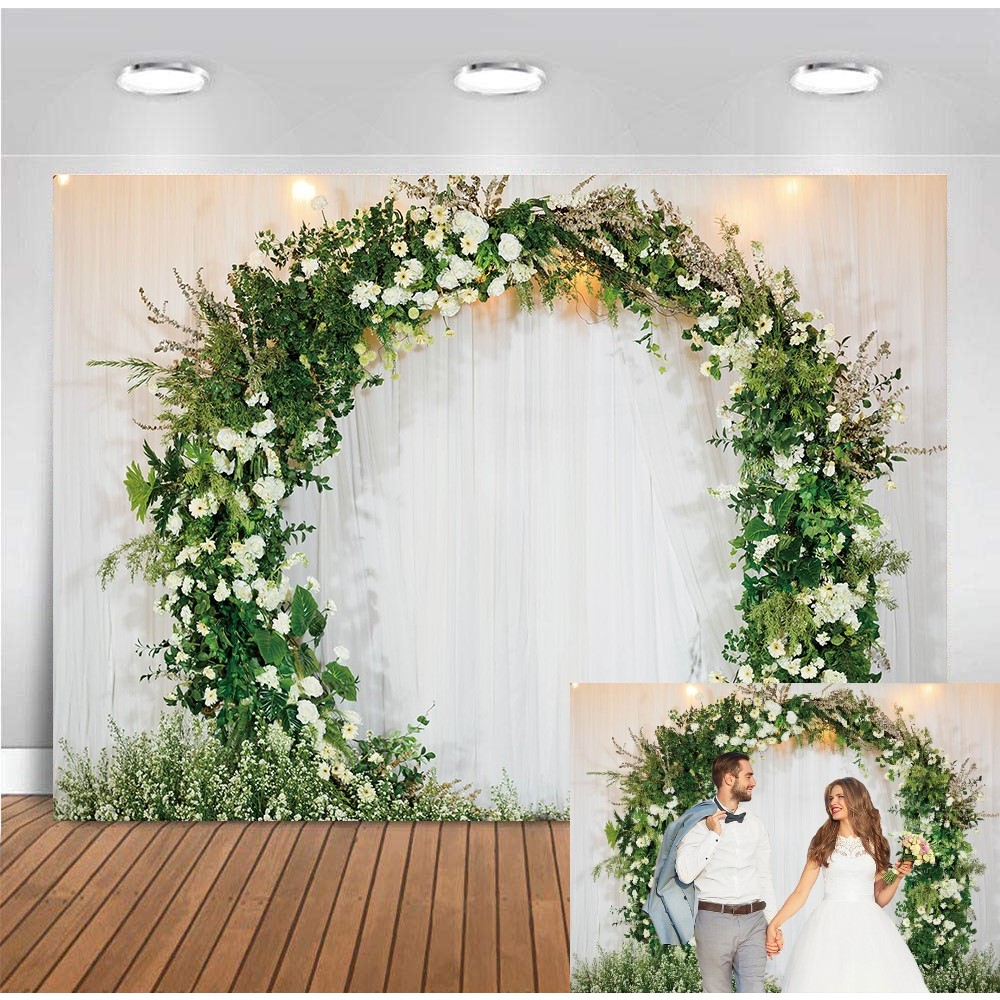【Ready Stock】Wedding Backdrop Outdoor Flower Wedding Decoration Floral ...