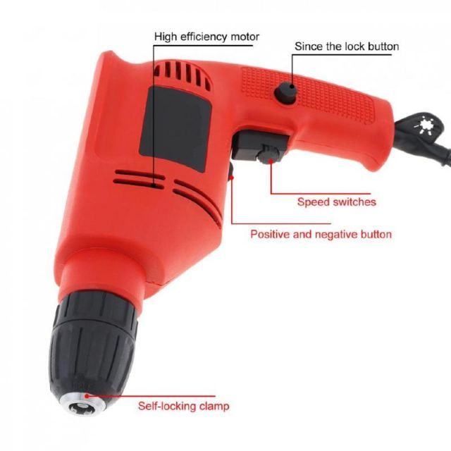 Power Electric Drill Machine 220V 10A Multi-function Hand Drill Corded ...