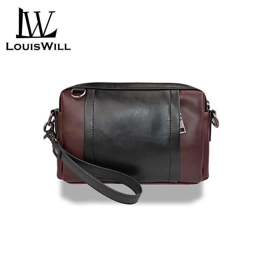 LouisWill Crossbody Bag Men Clutch Bag Casual Box Shape Handbag Fashion ...