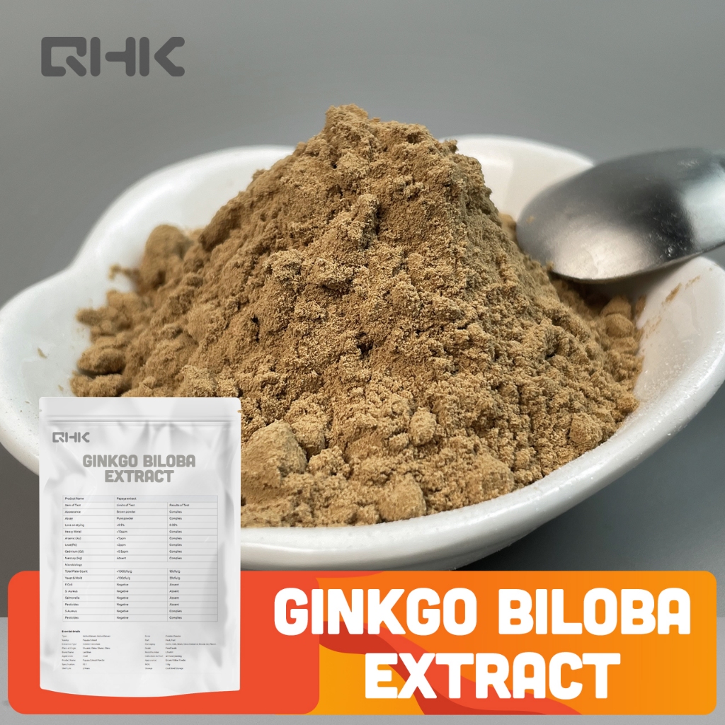 Natural Antioxidant Food Raw Material Ginkgo Biloba Extract 10:1 Ginkgo ...