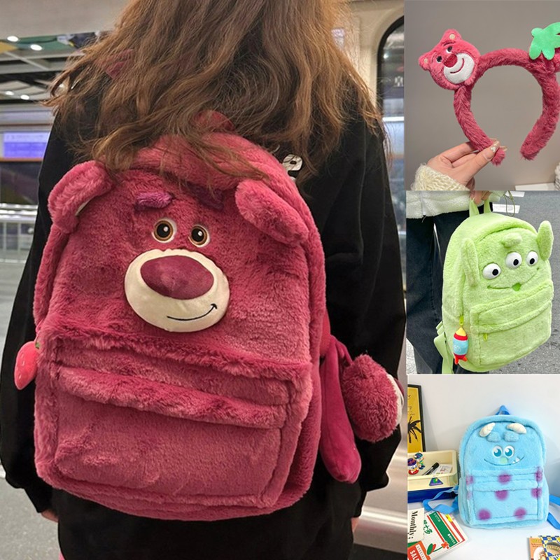 Lotso Stuffed Toys Backpacks Cute Bags & Luggage Crossbody & Shoulder ...