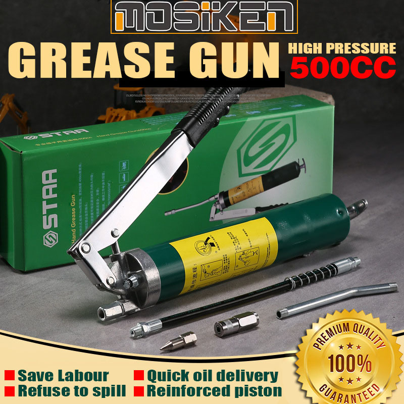 500CC Grease gun Hand GREASE GUN PUMP MACHINERY GREASE PUMP Portable ...