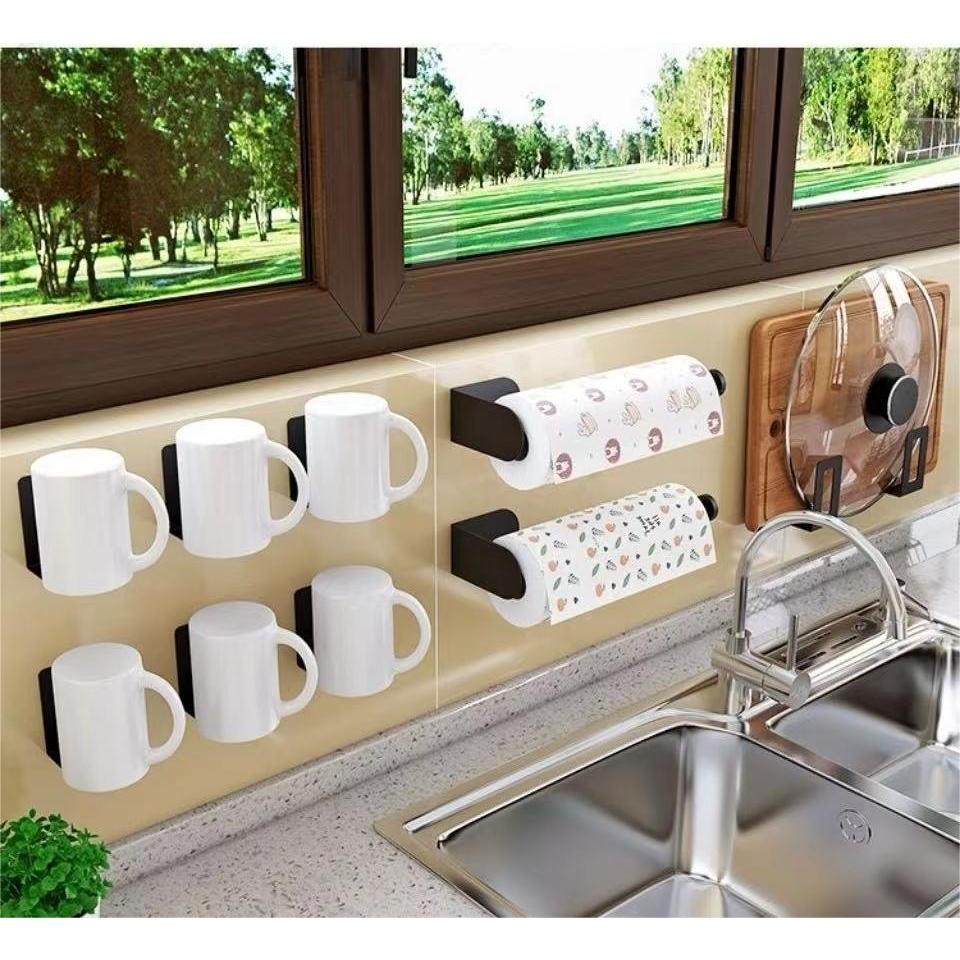 Steel Cup Holder Wall Mounted Cup Holder Floating Cup Holder Mug Holder ...