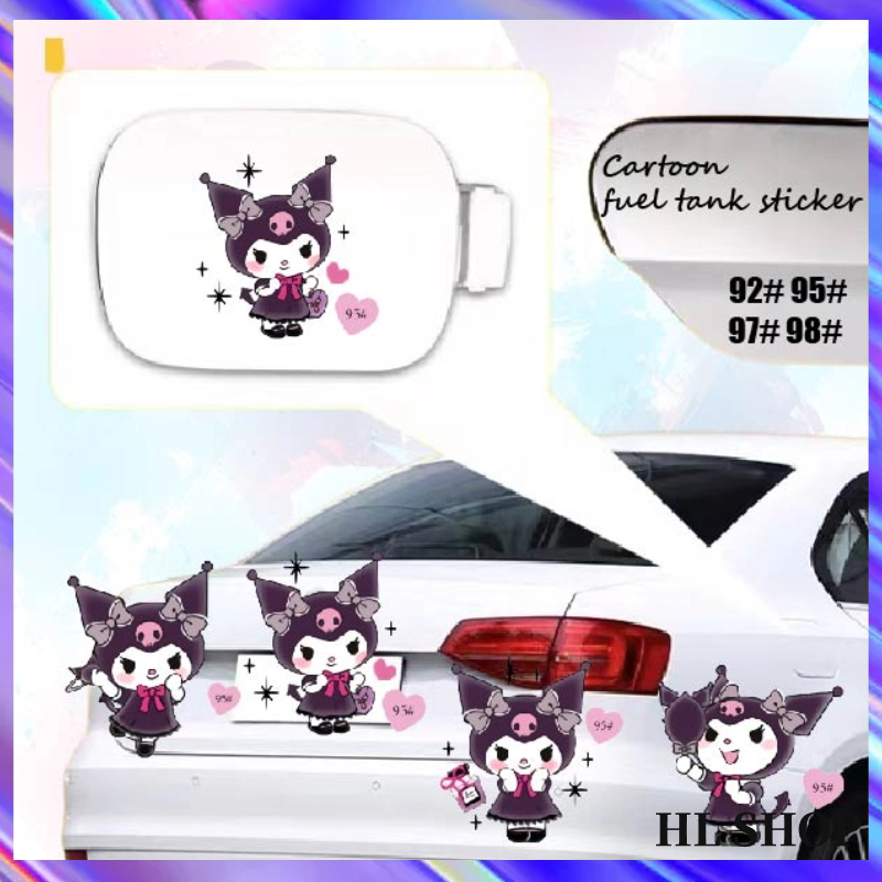 HL Personalized cartoon animation car stickers Sanrio Kuromi stickers ...