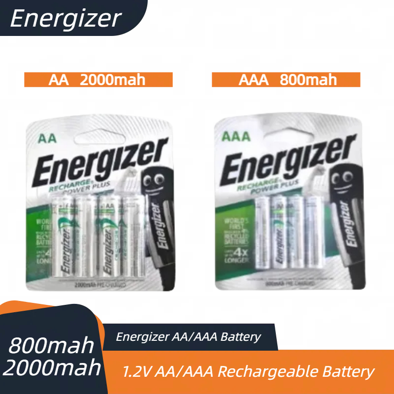 Energizer 1.2v AA/AAA rechargeable battery card for mouse clock ...