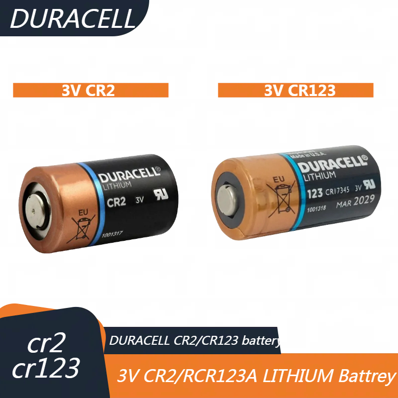Duracell 3V CR123A/CR2 lithium battery 123A CR17345 DL123A 16340 dry battery | Shopee Malaysia