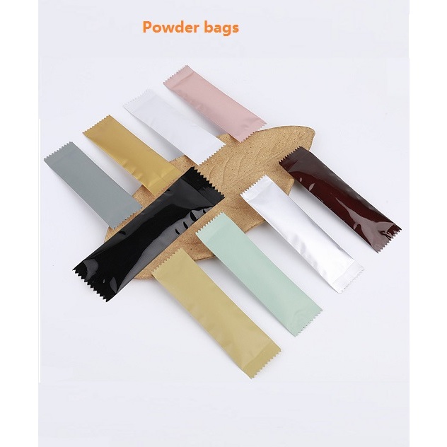100pcs coffee powder Packaging Bag Colored Aluminum Foil Seasoning ...