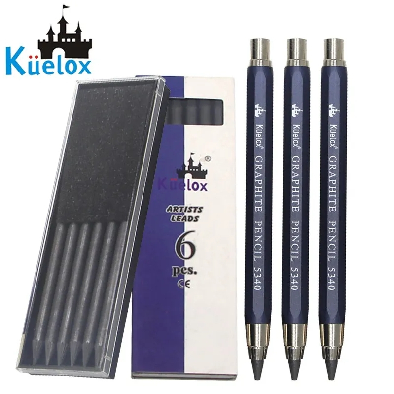 Kuelox engineering Automatic Pencil 5.6mm Painting Art Handdrawn ...