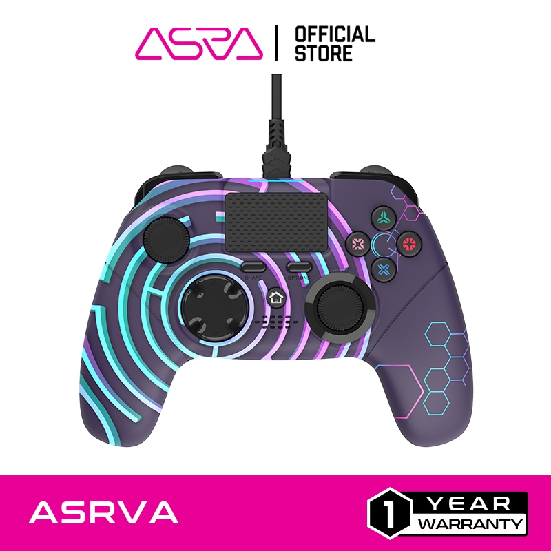 ASRVA PS4/PC Wired Gamepad Game Controller Joypad for Sony PlayStation ...