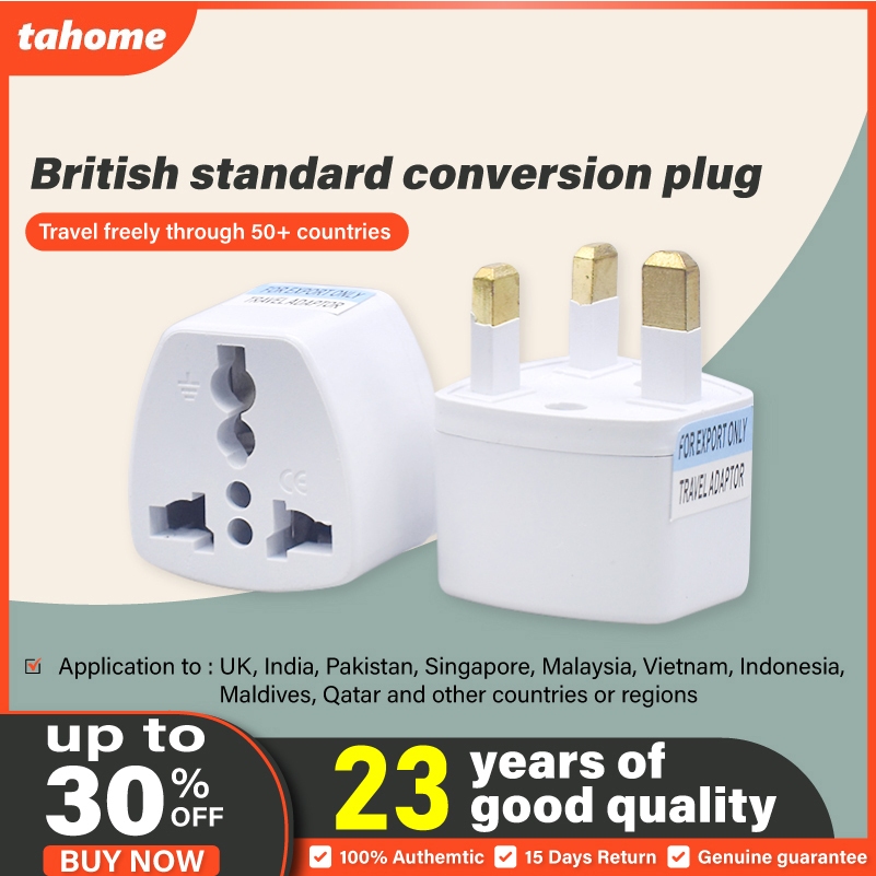 British Standard Plug Travel International Adapter Malaysia 3-Pin ...