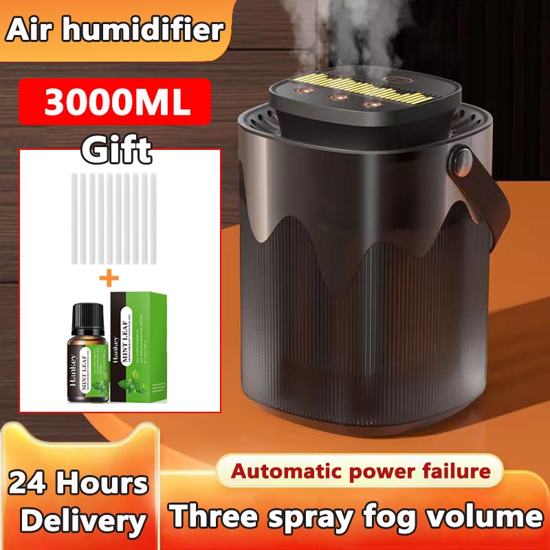 2023 New Three-Jet Humidifier Home Bedroom Silent Mother and Baby ...