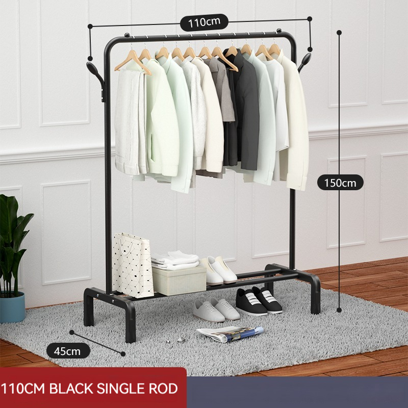 Ready stock Almari Baju Clothes Rack Cloth Hanger Pole Rack Hanging ...