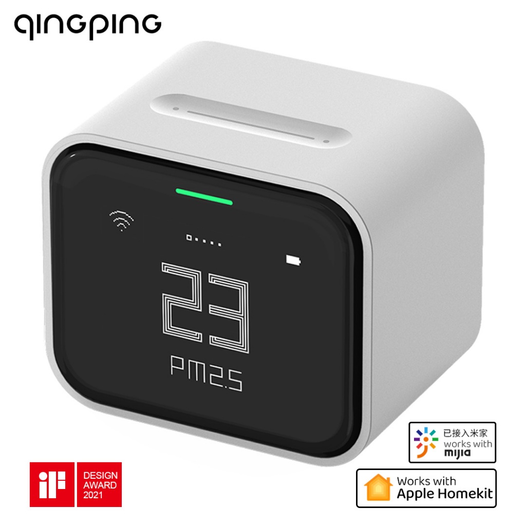 Qingping PM2.5 Touch Operation Air Detector With IPS Screen | Shopee ...